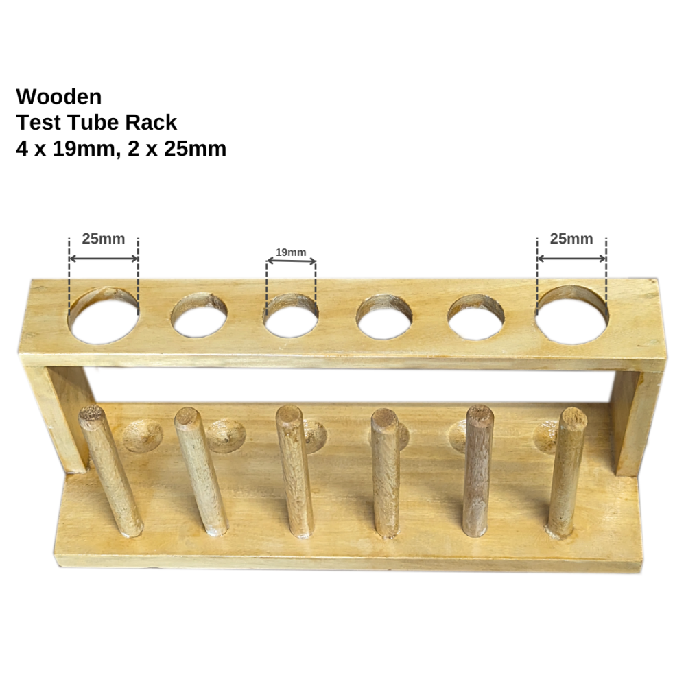 Test Tube Rack, Wooden