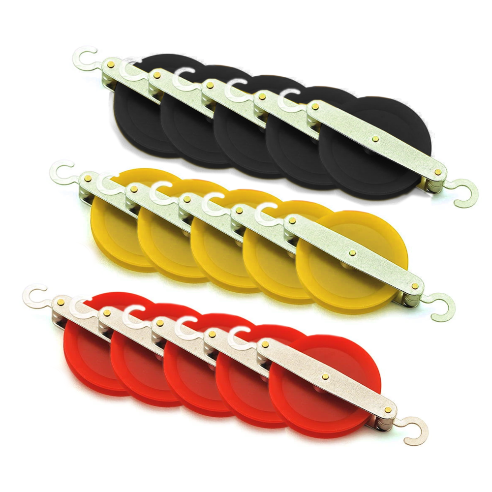 Plastic Pulleys, Set Of 5