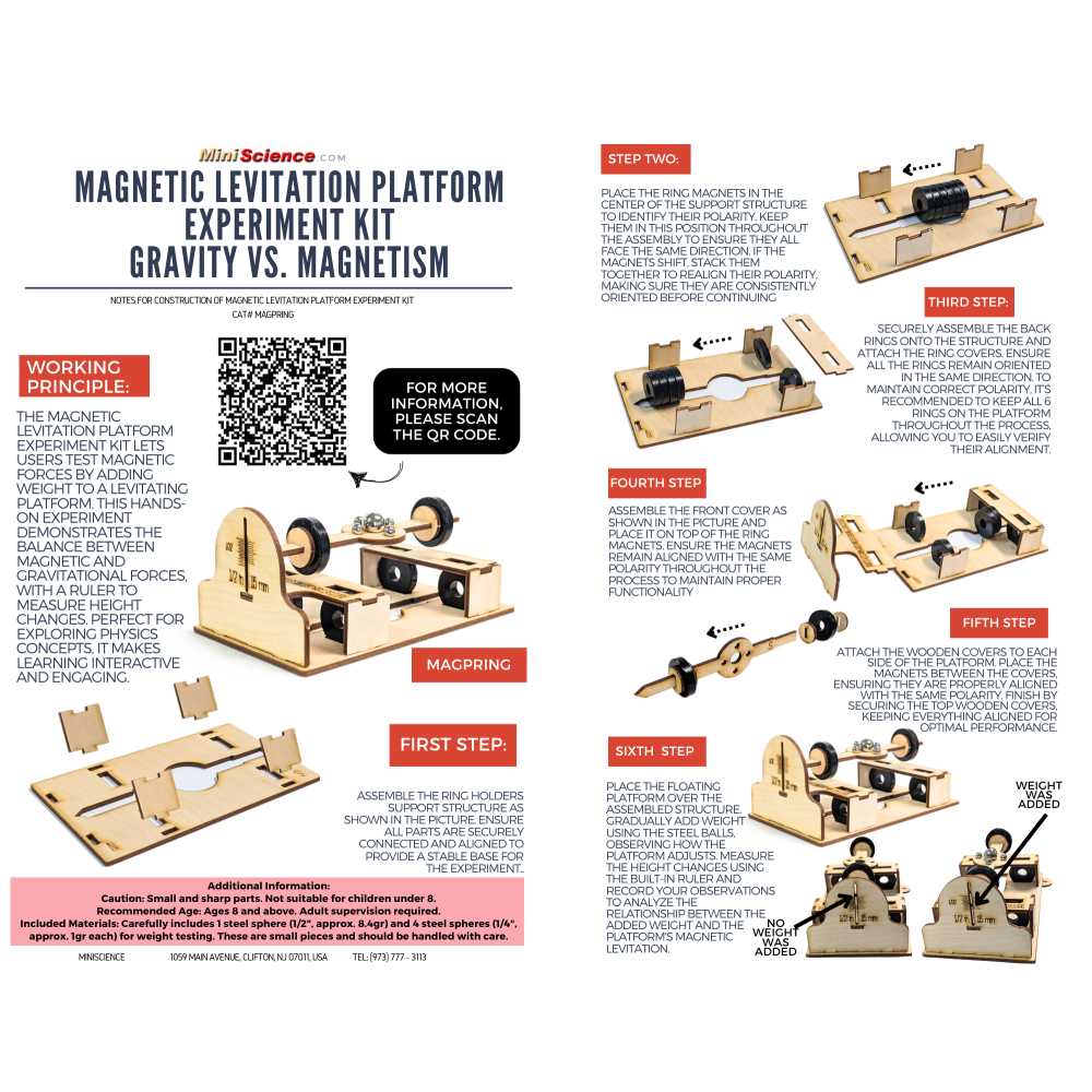 Magnetic Levitation Platform Experiment Kit