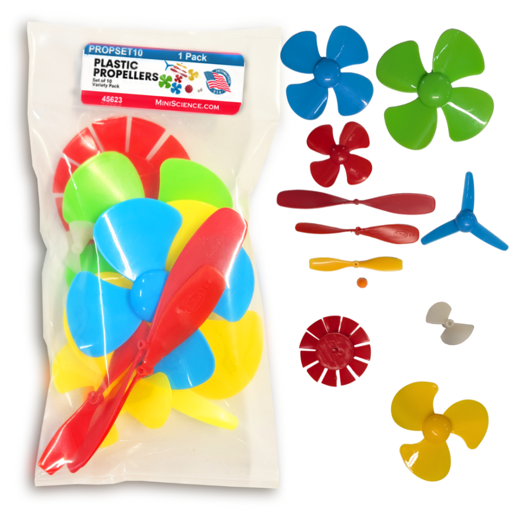 Set of 10 Plastic Propellers